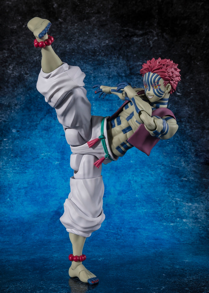 Bandai Tamashii Nations S.H.Figuarts Akaza | Demon Slayer: Kimetsu no ...