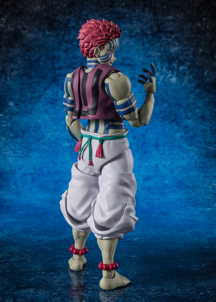 Bandai Tamashii Nations S.H.Figuarts Akaza | Demon Slayer: Kimetsu no ...
