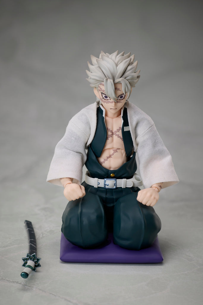 Aniplex BUZZmod Sanemi Shinazugawa 1/12 Action Figure | Demon Slayer ...
