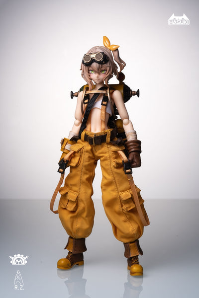 Hasuki Pocket Art Series PA007 Mechanic Fiona 1/12 Action Figure ...