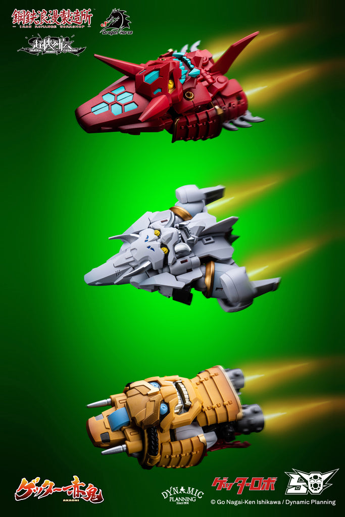 IRON ROMANCE WORKSHOP Super Robot Legend Getter-Akaoni Transformable ...