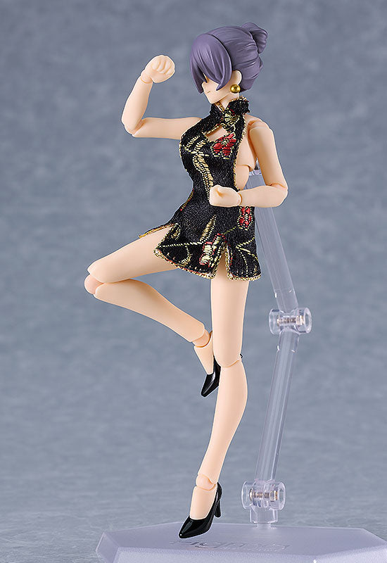 Max Factory figma Female Body (Mika) with Mini Skirt Chinese Dress ...