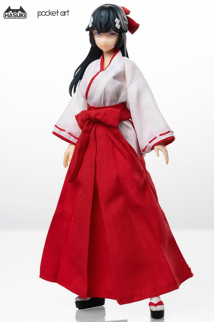 Hasuki Pocket Art Series PA005 Exorcism Shrine Maiden Tsubaki 1/12 Action Fig | Original ...