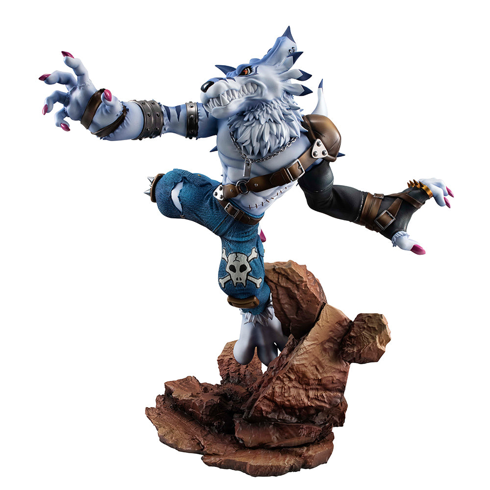 MegaHouse Precious G.E.M. Were Garurumon Complete Figure | Digimon ...