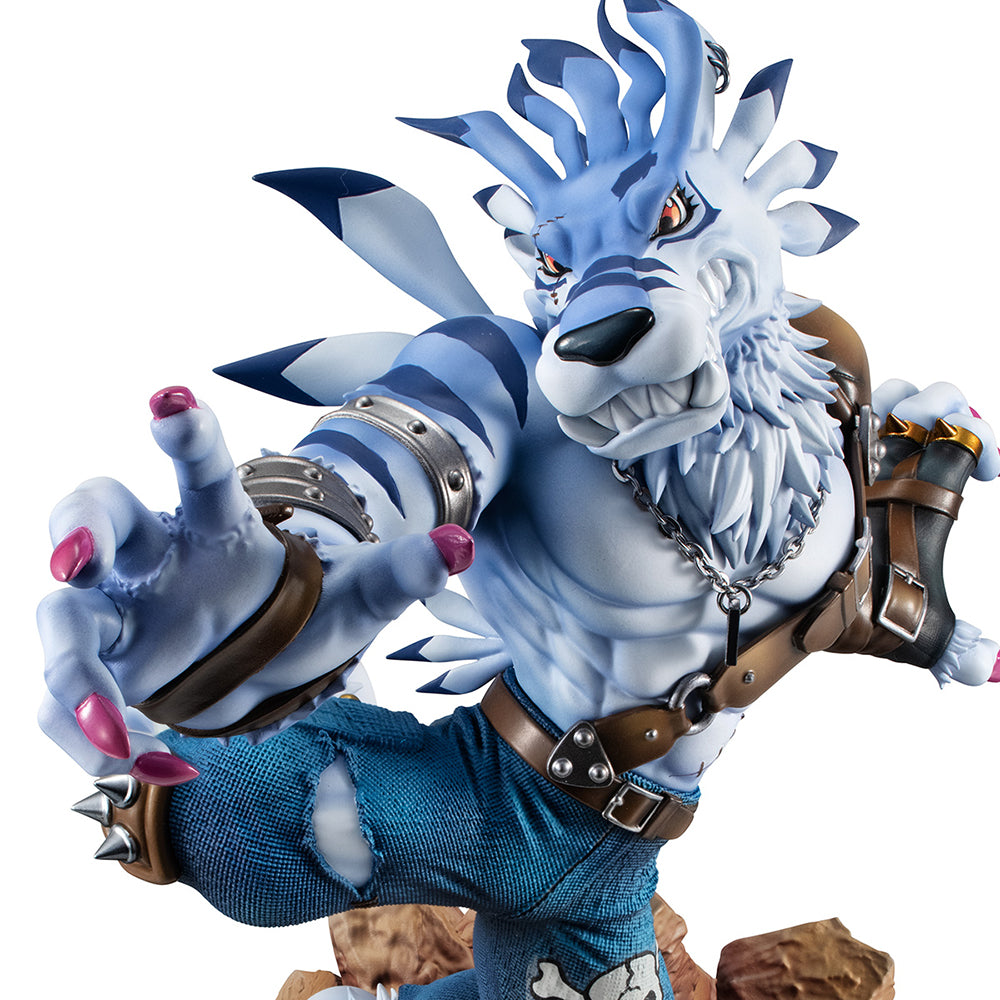 MegaHouse Precious G.E.M. Were Garurumon Complete Figure | Digimon ...