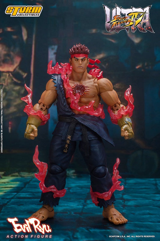 Storm Collectibles Evil Ryu 1/12 Action Figure | Ultimate Street ...