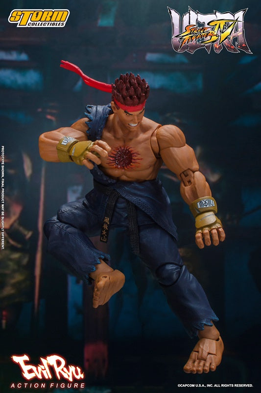 Storm Collectibles Evil Ryu 1/12 Action Figure | Ultimate Street ...